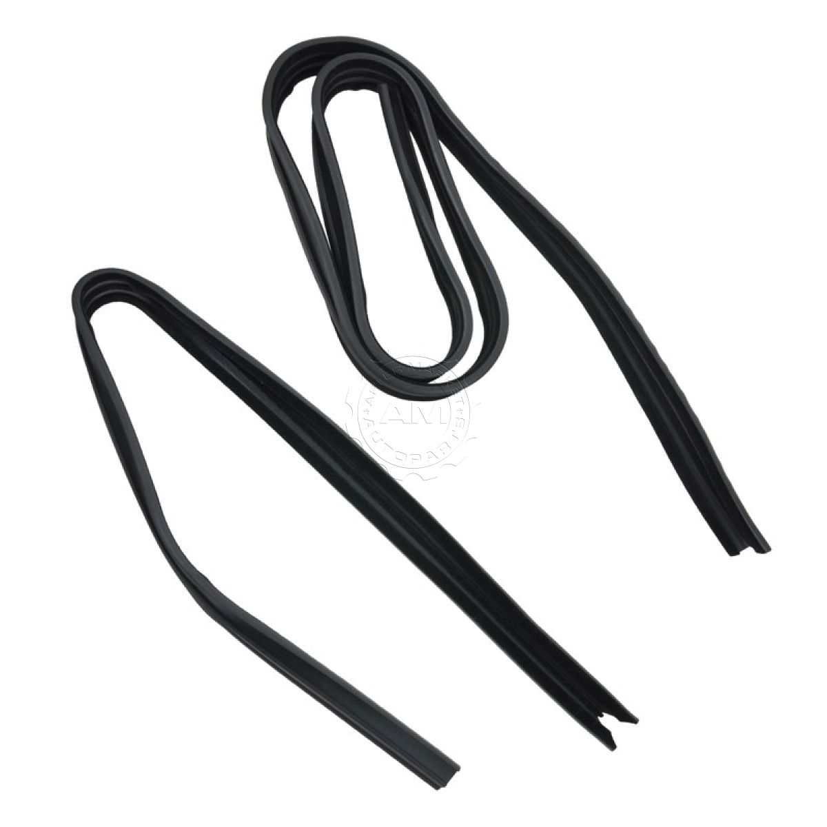 2 Piece Window Glass Run Channel Weatherstrip Seal for 70-97 Dodge Van ...