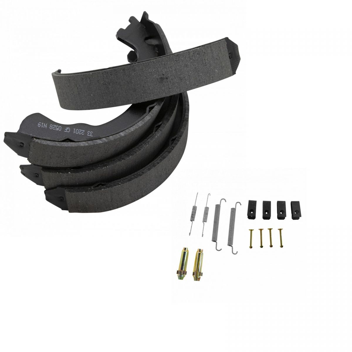 Emergency Parking Brake Shoes & Hardware Springs Kit Set For Ford | eBay