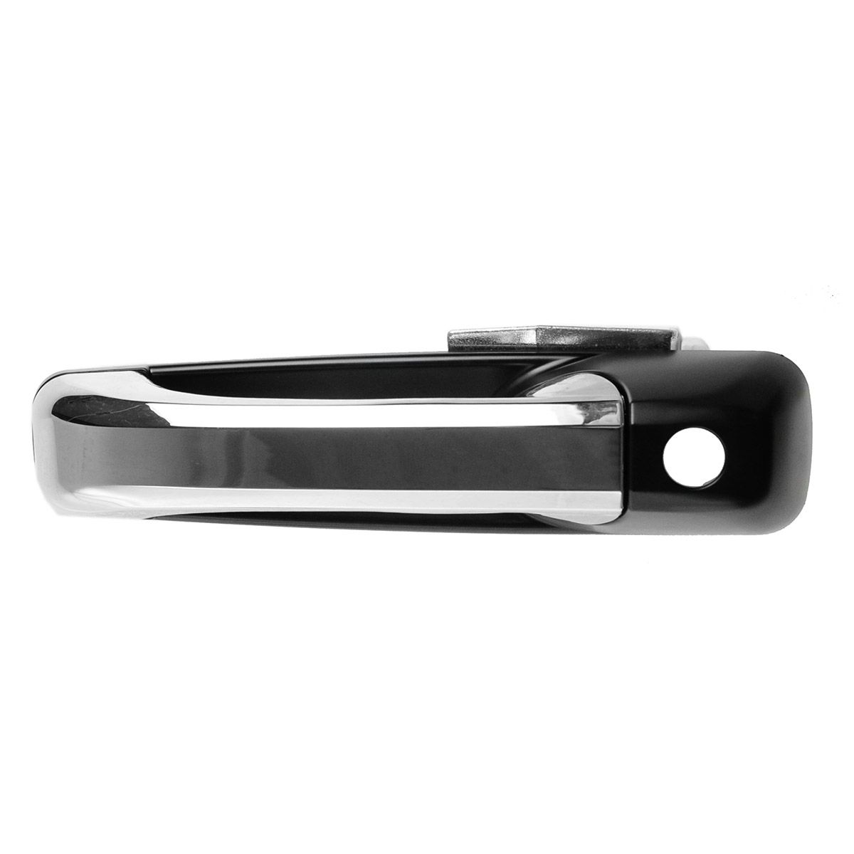Front Chrome & Black Exterior Outside Door Handle Pair Set of 2 for Ram ...