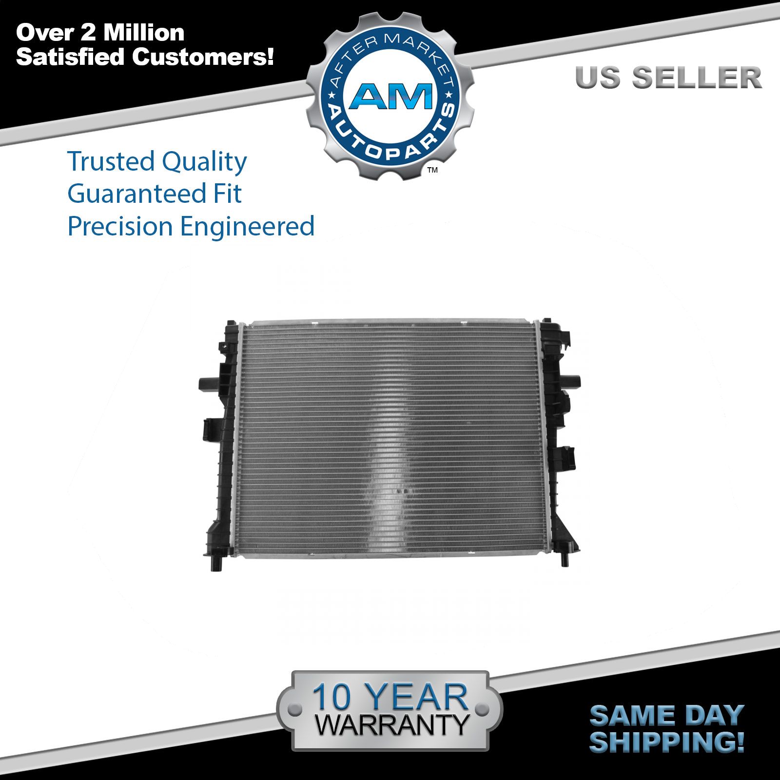 Radiator Assembly Aluminum Core Direct Fit for 06-11 Ford Mercury ...