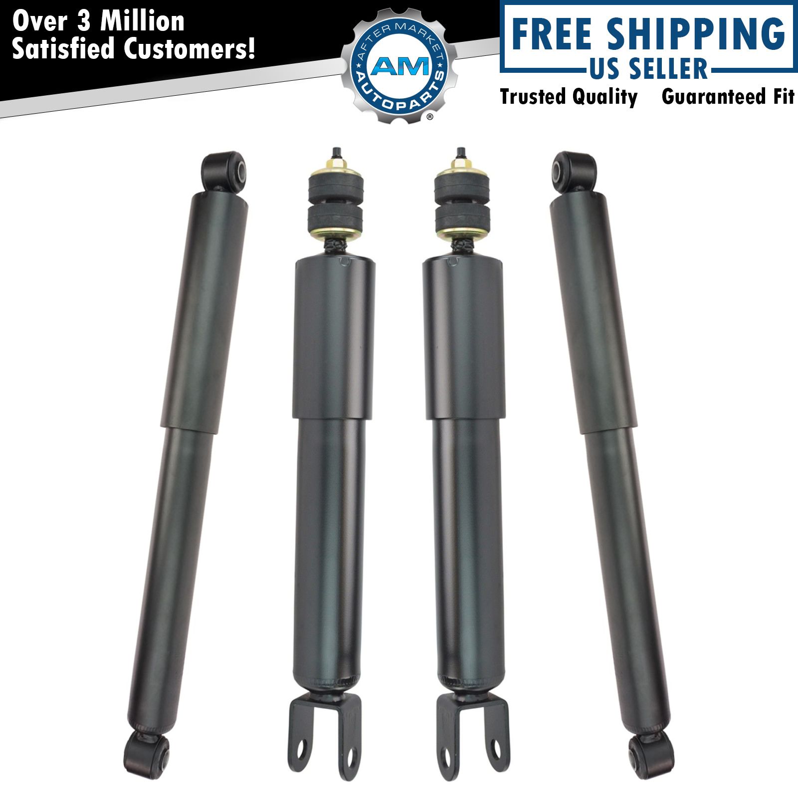 Front And Rear Strut Shock Absorber Set Of 4 Kit For Chevy Gmc Pickup