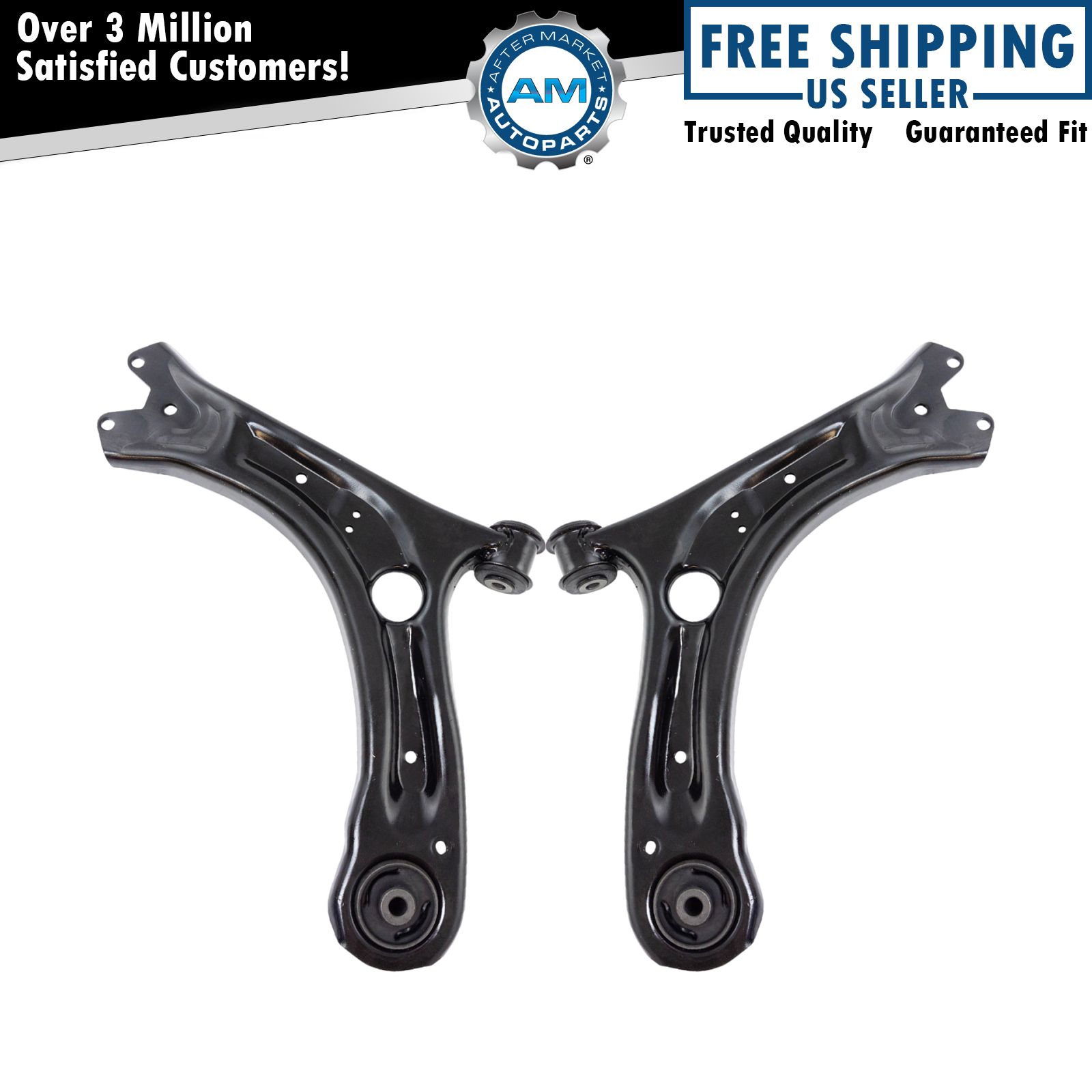 Front Lower Suspension Control Arm LH RH Pair 2pc Set for VW Beetle ...