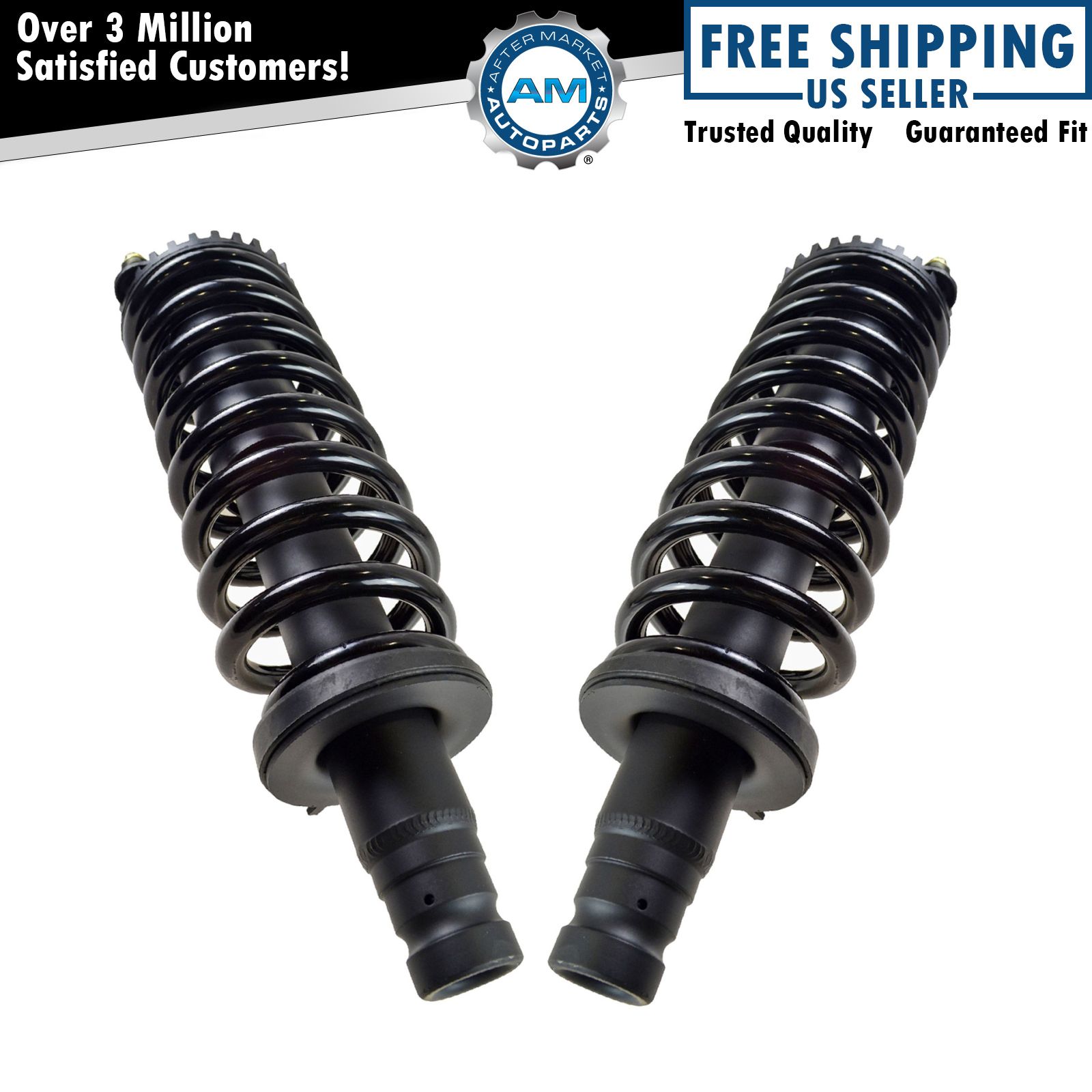 Quick Loaded Complete Shocks Strut Spring Assembly Front Lh Rh Pair Set