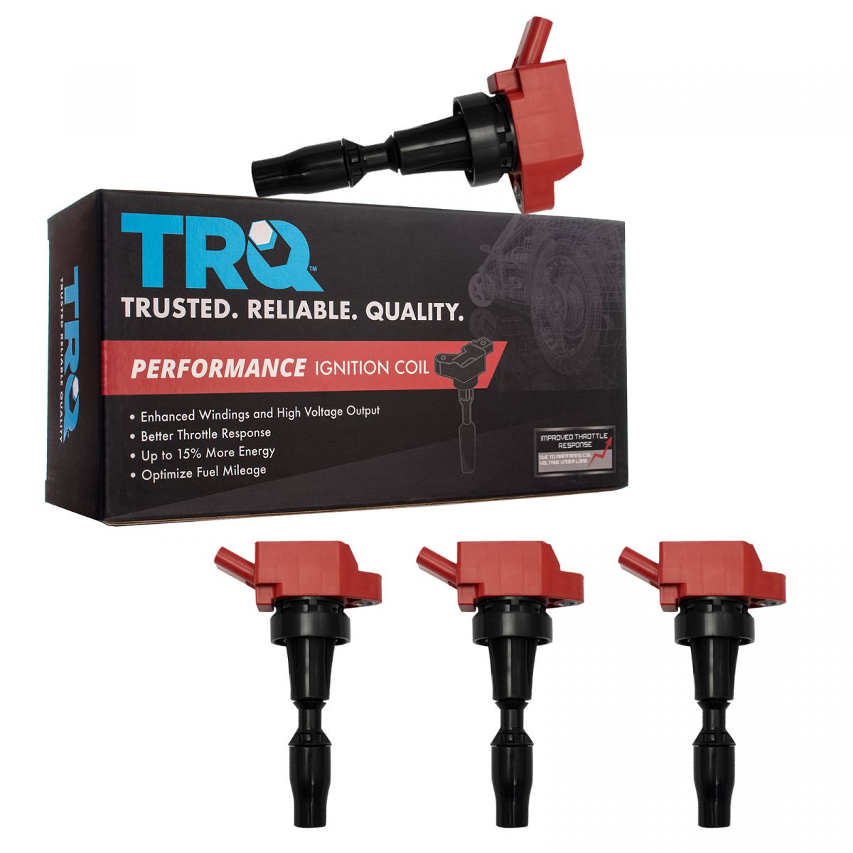 Premium High Performance Engine Ignition Coil Kit of 4 for Hyundai Kia ...