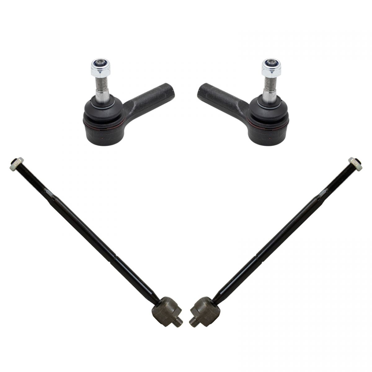 Front Inner & Outer Tie Rod Kit Set of 4 for Buick Encore Chevy Trax ...