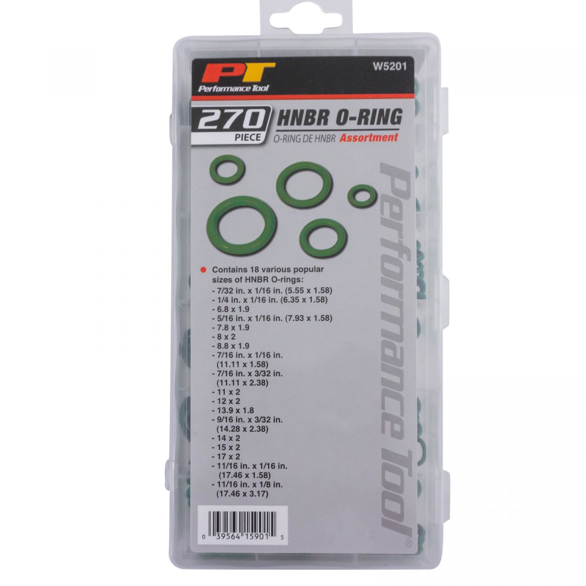 Performance Tool W5201 270 PC HNBR O-ring Assortment for sale online | eBay