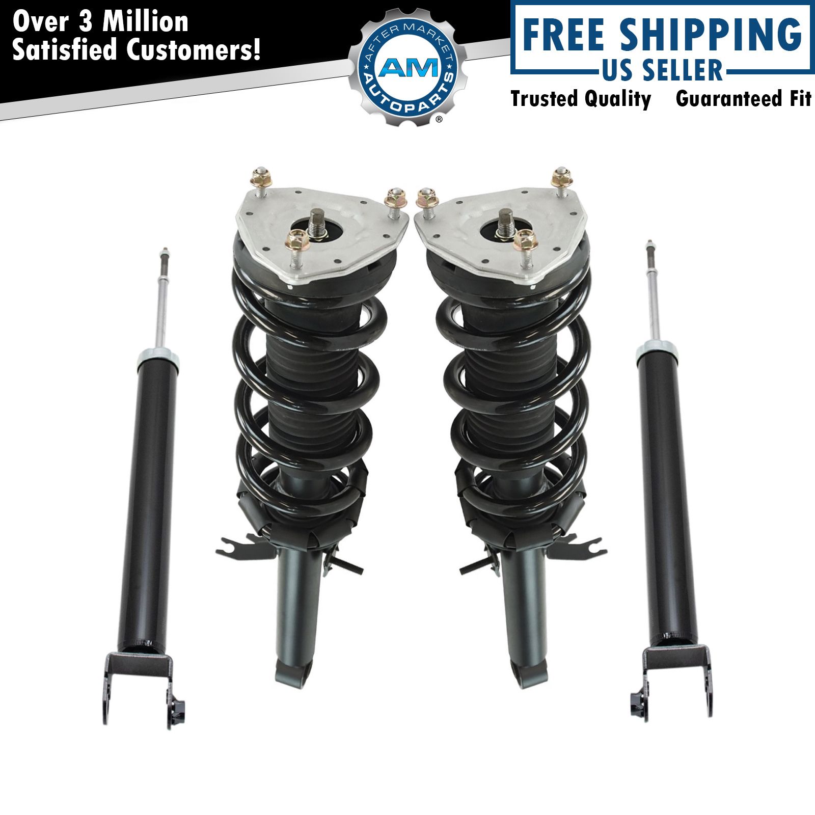 Front Rear Complete Strut Assembly And Shock Absorber Kit For G35 G37 G25