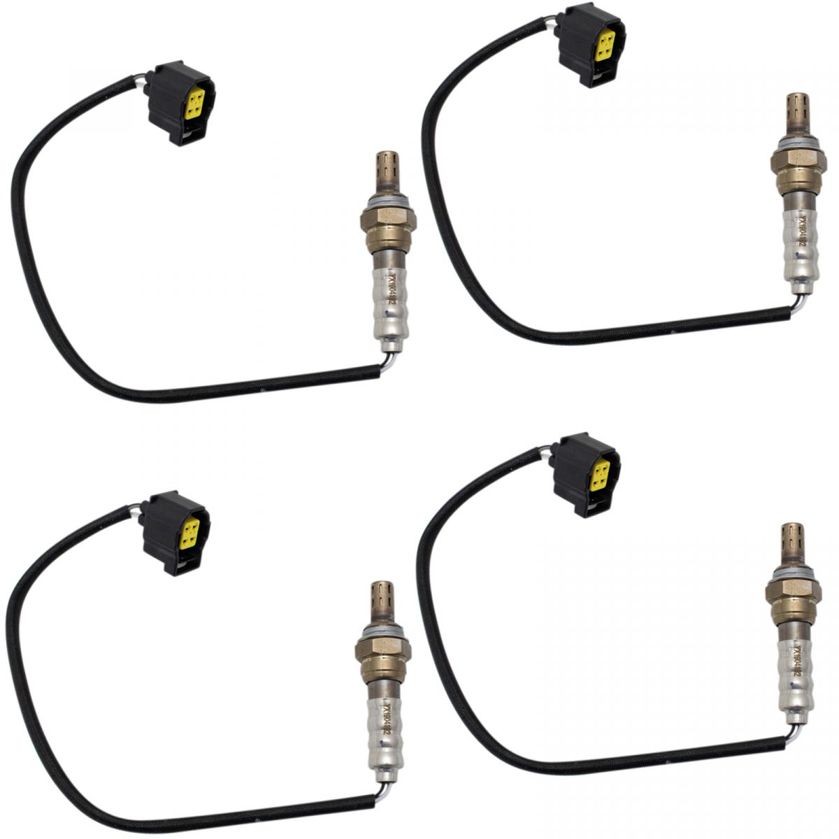 4 Piece O2 02 Oxygen Sensor Direct Fit Upstream And Downstream Kit Ebay