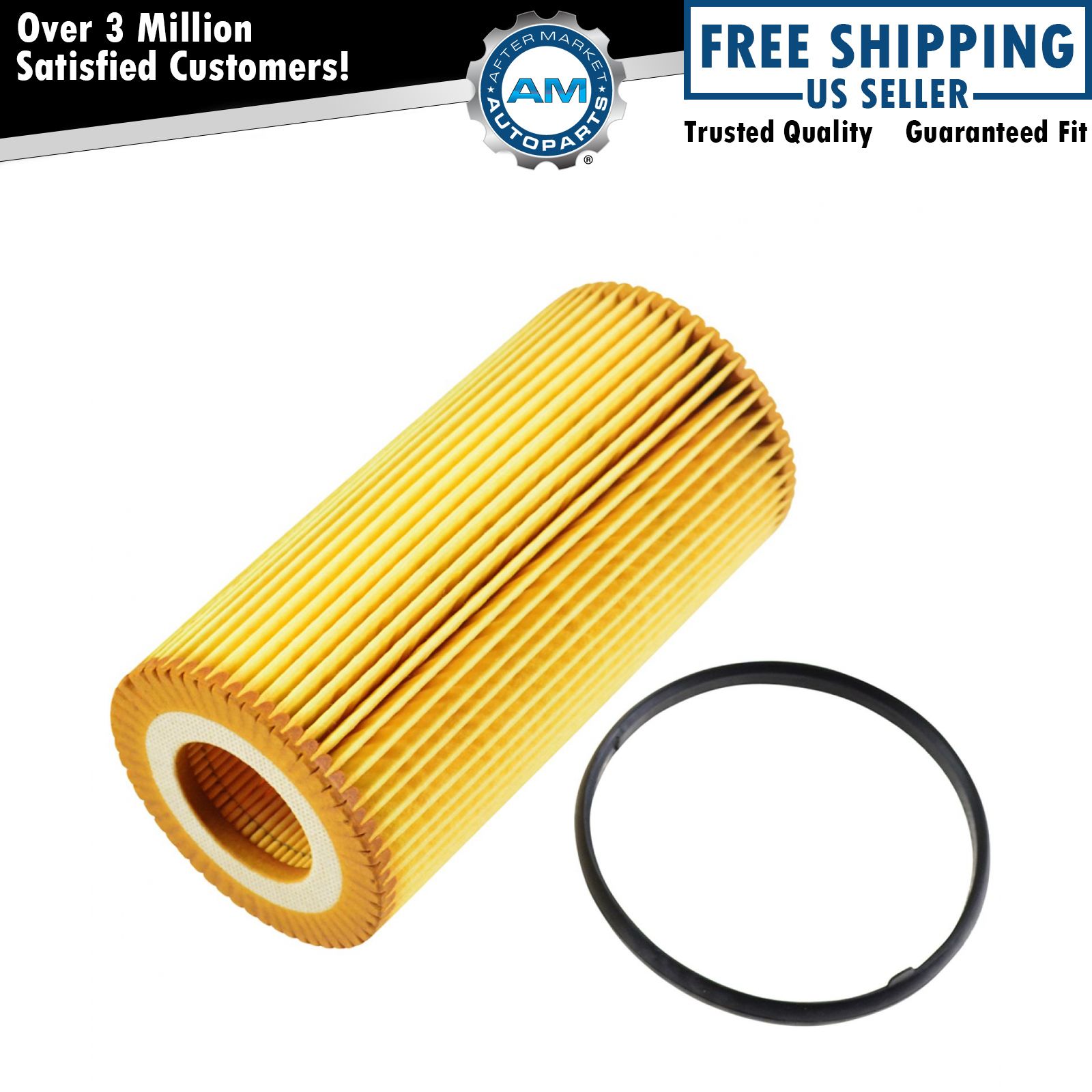 Engine Oil Filter Cartridge for 05-13 Audi VW Volkswagen 2.0L 2.5L A4 ...
